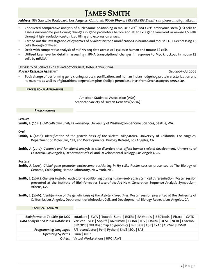 Sample Civilian and Federal Resumes - Resume Valley