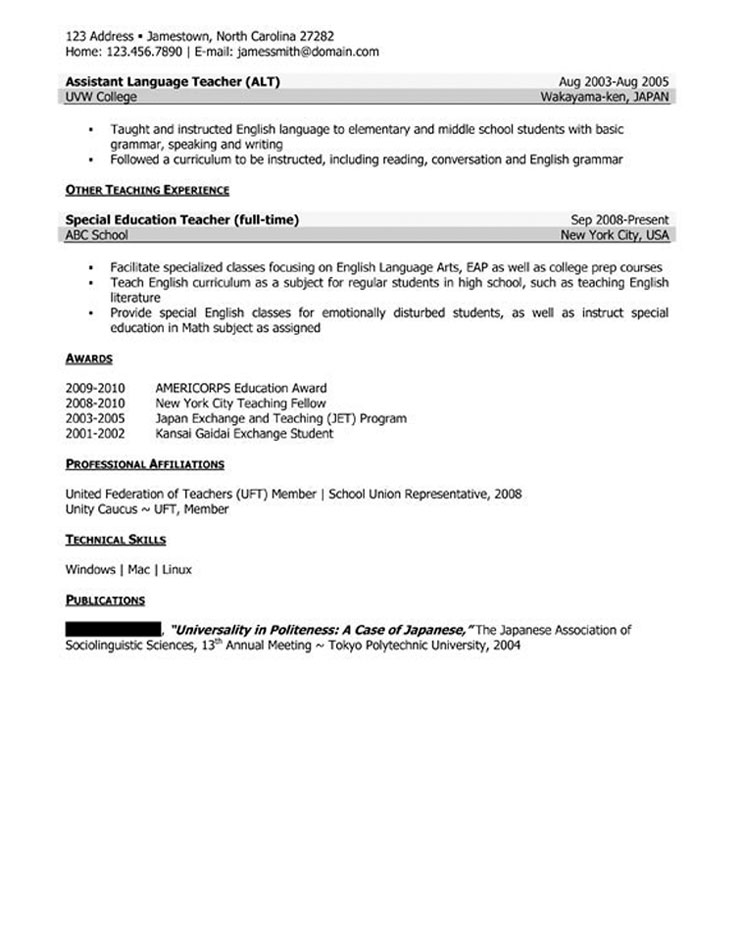 Sample Civilian and Federal Resumes - Resume Valley