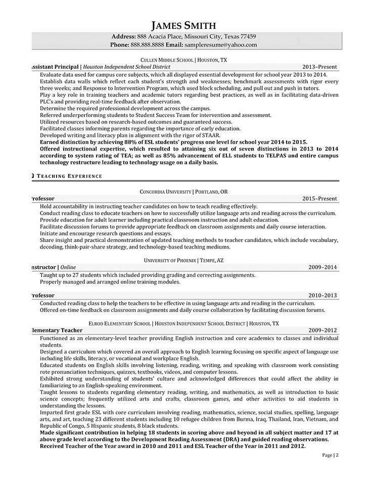 Sample Civilian and Federal Resumes - Resume Valley