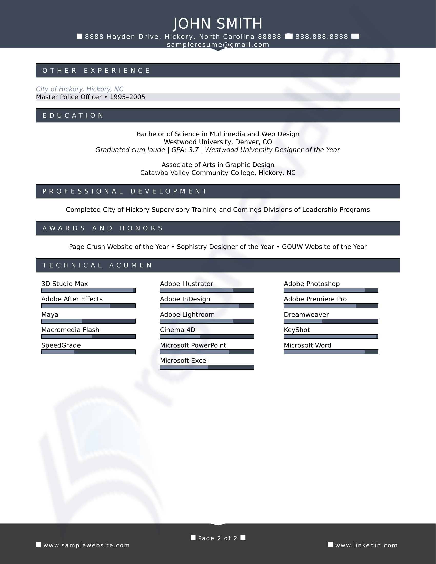 Sample Civilian and Federal Resumes - Resume Valley