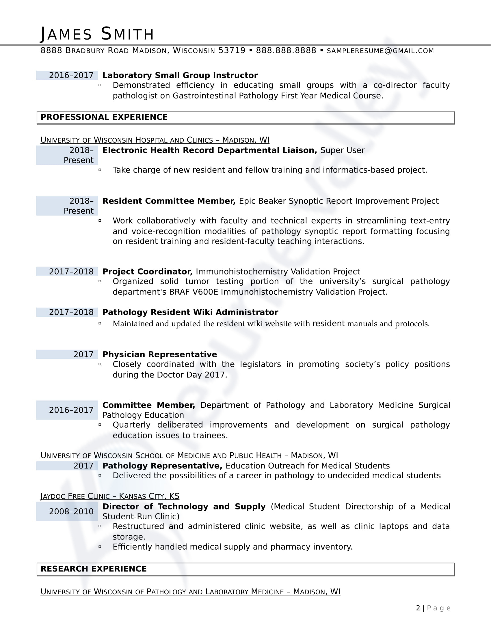 Sample Civilian and Federal Resumes - Resume Valley