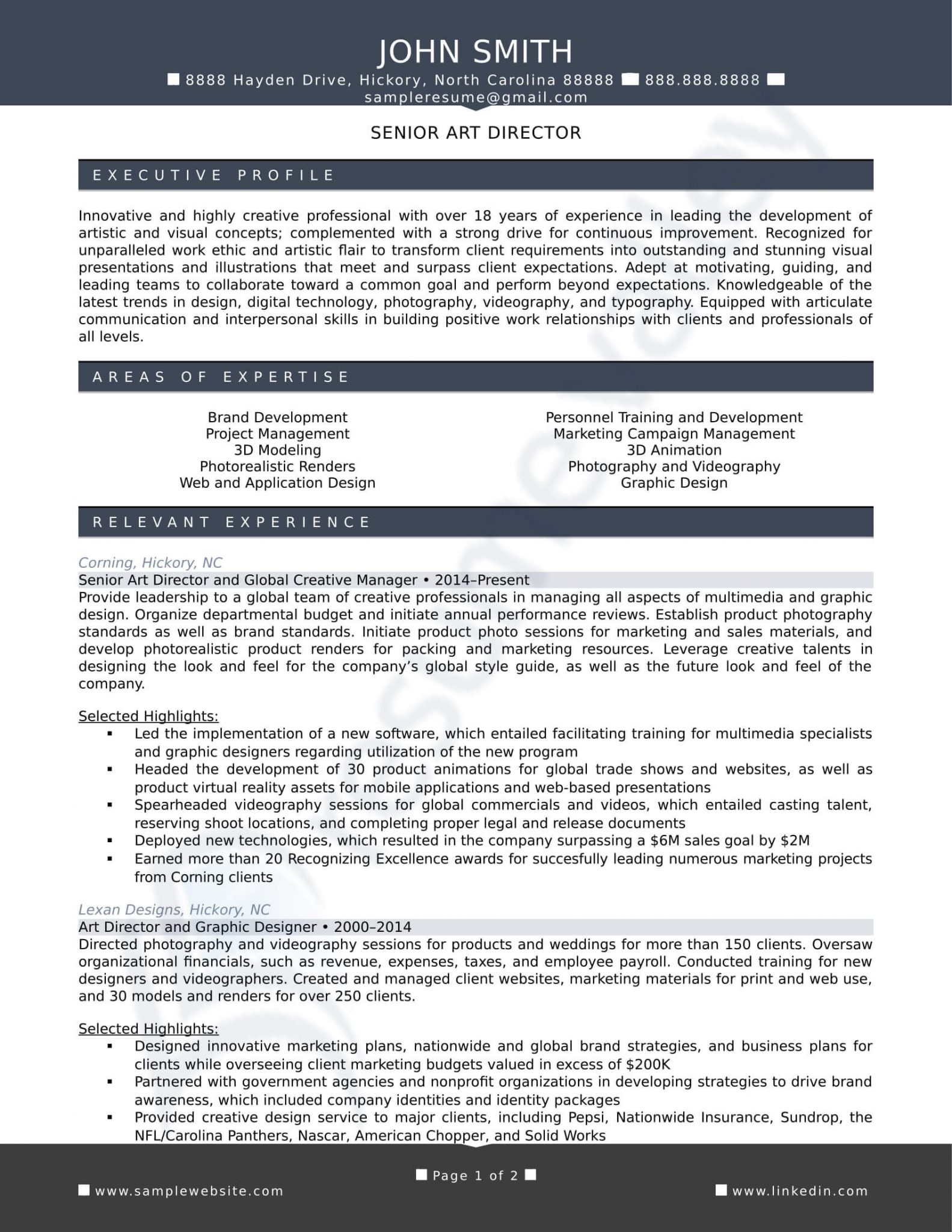 Sample Civilian and Federal Resumes - Resume Valley