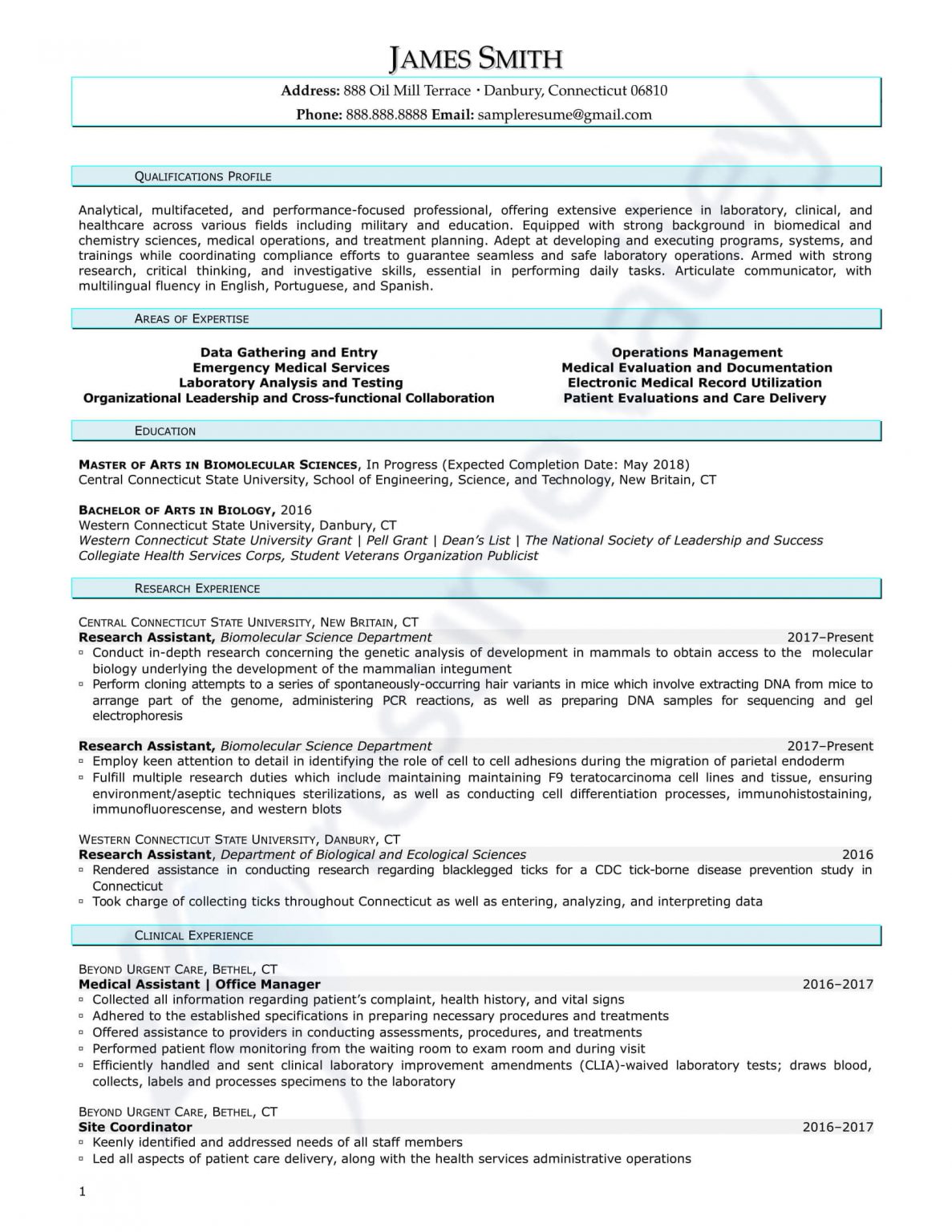 Sample Civilian and Federal Resumes - Resume Valley